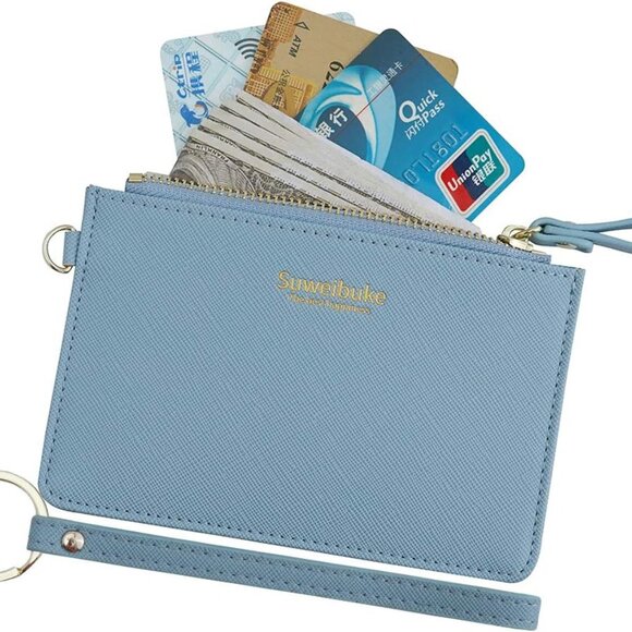 Accessories | Women Slim Rfid Card Case Holder Wristlet Zip Id Case ...